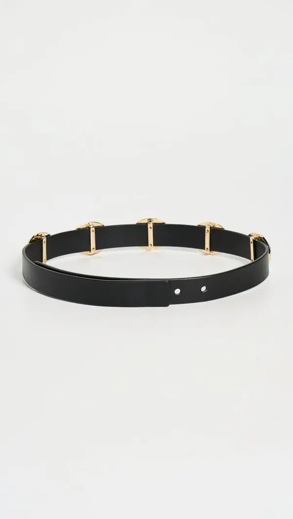 Lele Sadoughi Oval Pearl Station Belt