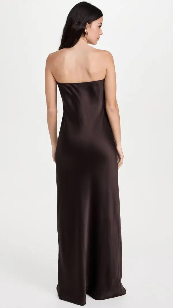 Norma Kamali Bias Strapless Gown