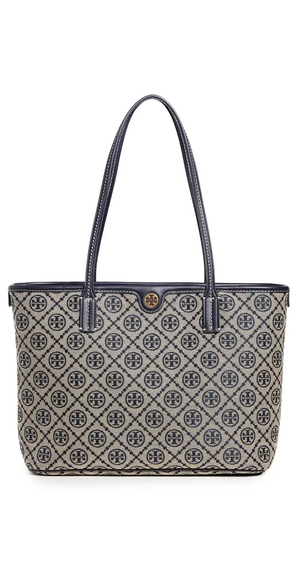 Tory Burch T Monogram Small Zip Tote