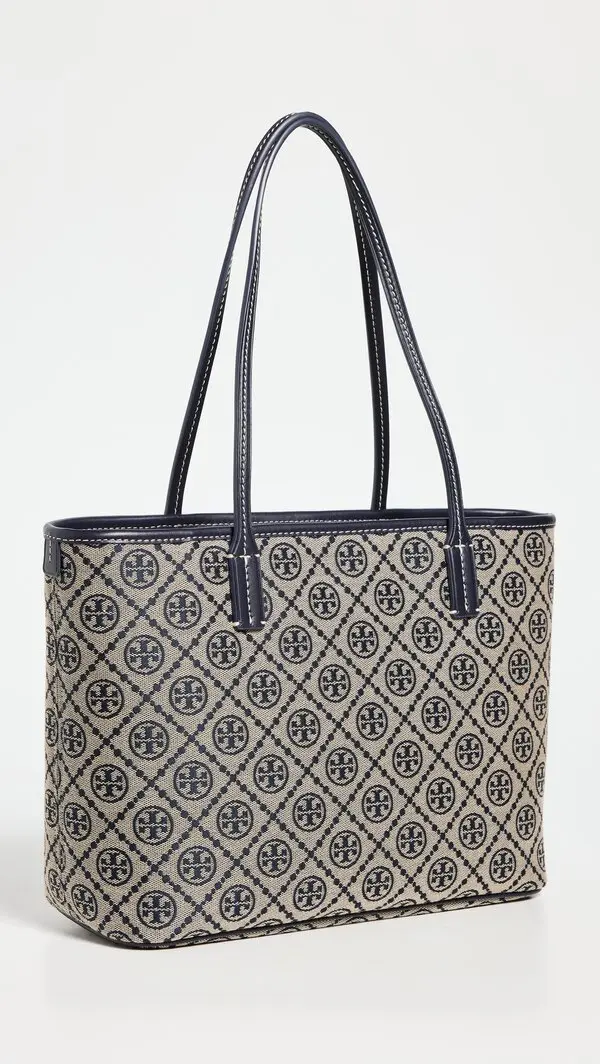 Tory Burch T Monogram Small Zip Tote