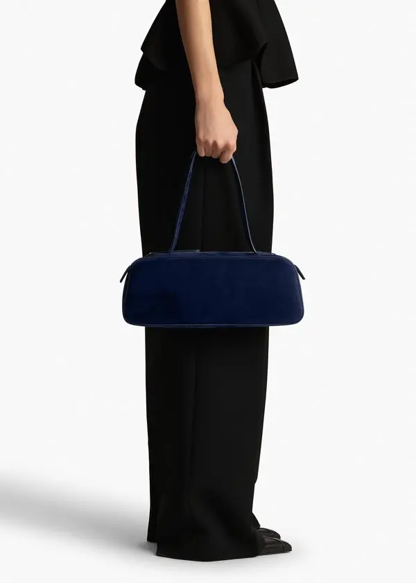 Khaite Simona Shoulder Bag - Midnight Navy
