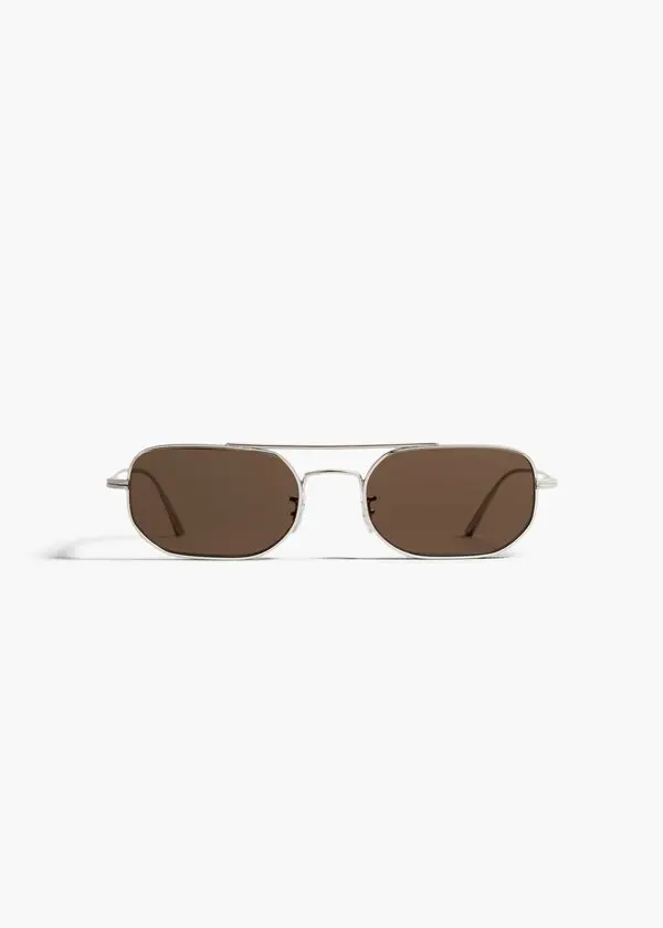 Khaite X Oliver Peoples 1989c Sunglasses - Silver/g-15