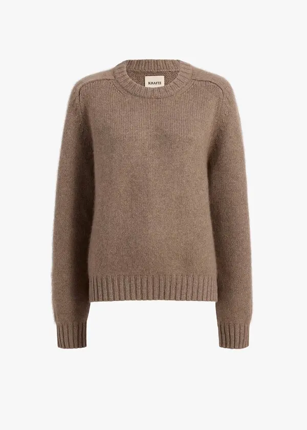 Khaite Mae Cashmere Pullover - Barley