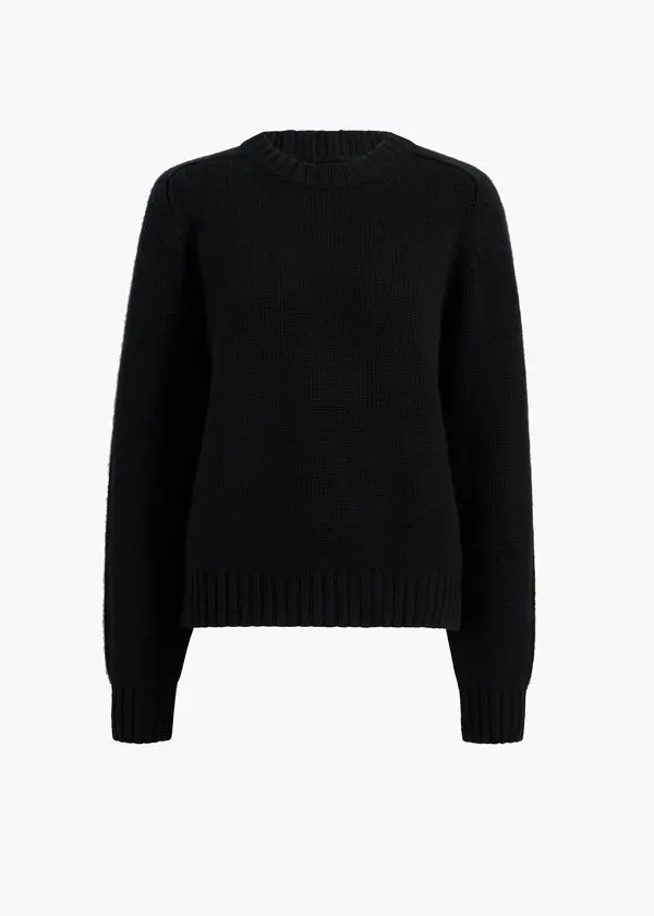 Khaite Mae Cashmere Pullover - Black