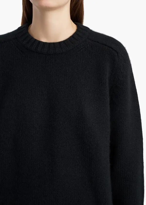 Khaite Mae Cashmere Pullover - Black