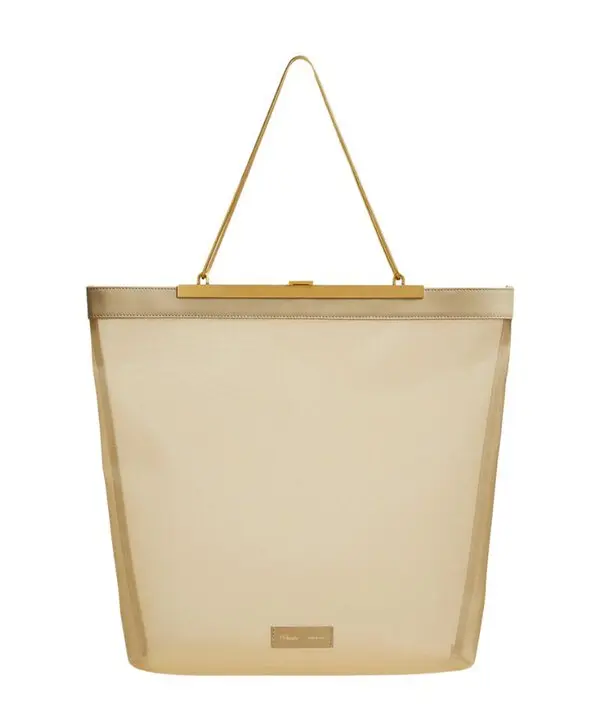 Khaite Augusta Chain Tote In Mesh
