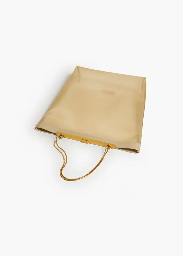Khaite Augusta Chain Tote In Mesh