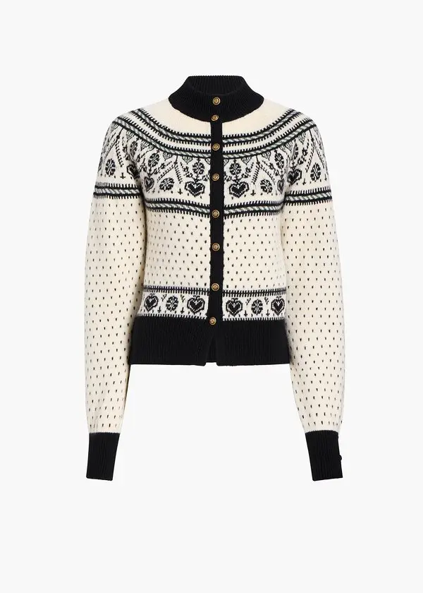 Khaite Marc Cashmere Cardigan - Neutral Multi