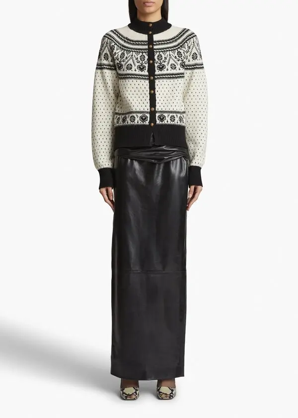 Khaite Marc Cashmere Cardigan - Neutral Multi