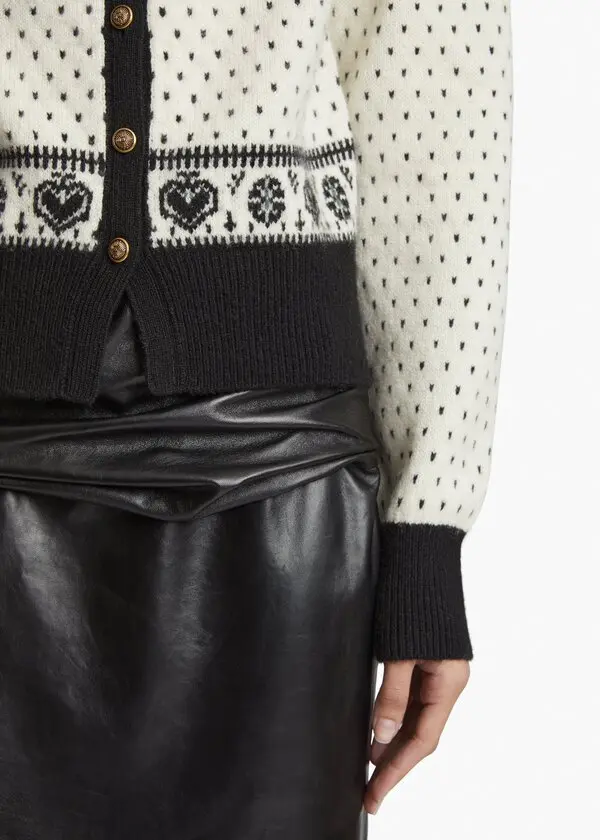 Khaite Marc Cashmere Cardigan - Neutral Multi