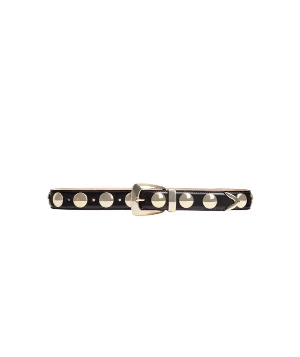 Khaite Benny Studded Belt - Black