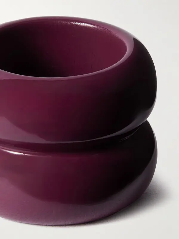 UNCOMMON MATTERS Breve Coated-wood Ring