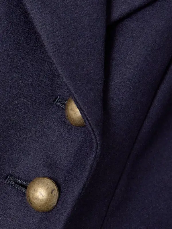 FORTELA Double-breasted Wool-felt Blazer