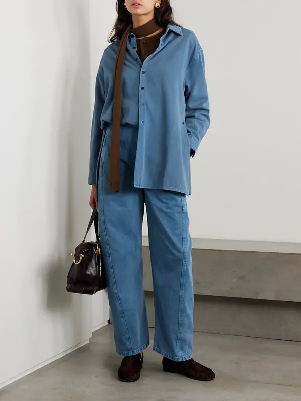 LEMAIRE Twisted Washed Cotton-twill Shirt