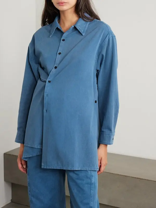 LEMAIRE Twisted Washed Cotton-twill Shirt