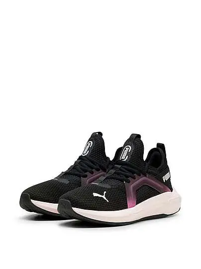 Pink Puma Softride Enzo 5 Sneakers - Black