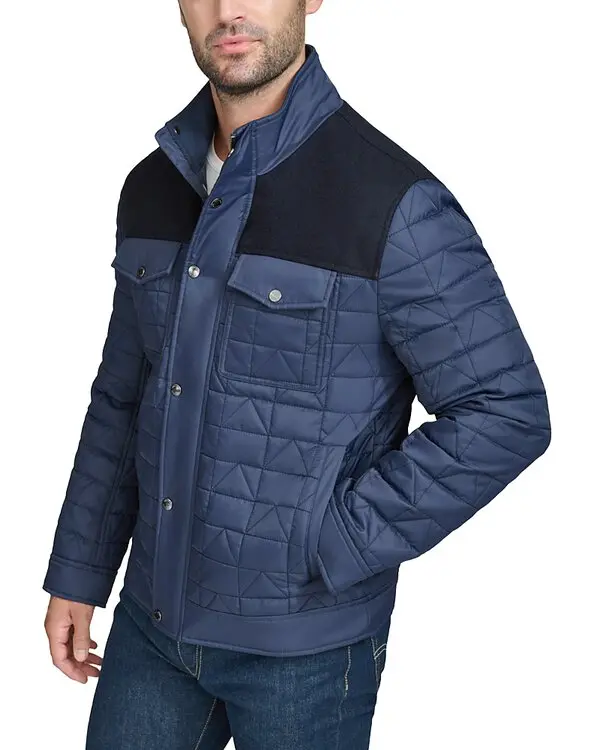 Cole Haan Multimedia Jacket - Navy