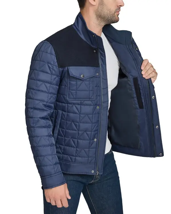 Cole Haan Multimedia Jacket - Navy