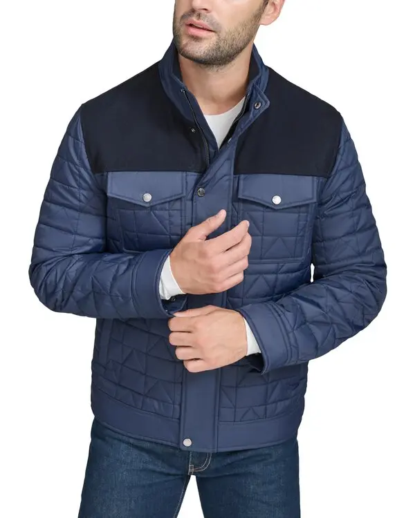 Cole Haan Multimedia Jacket - Navy
