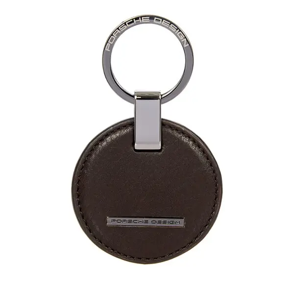 Porsche Design Keyring Circle - Dark Brown