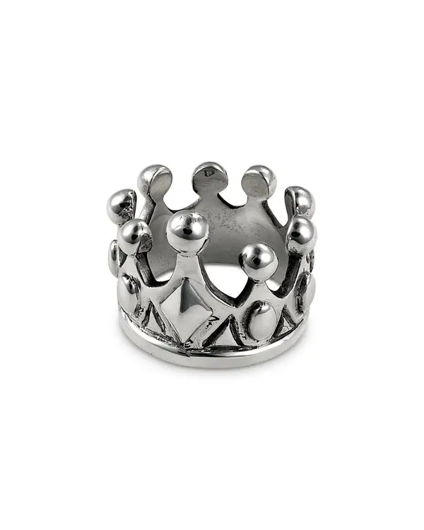KING BABY STUDIO Crown Ring - Silver