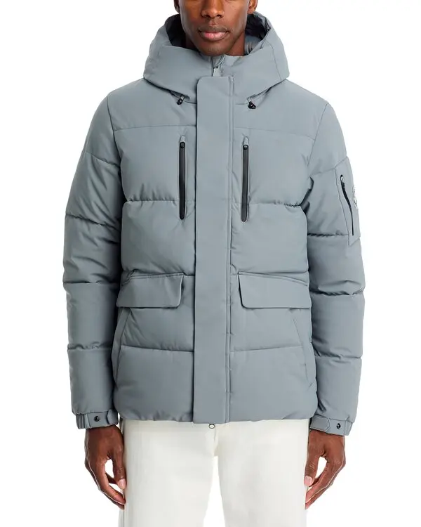 SAVE THE DUCK Alter Hooded Puffer Jacket - Mid Grey