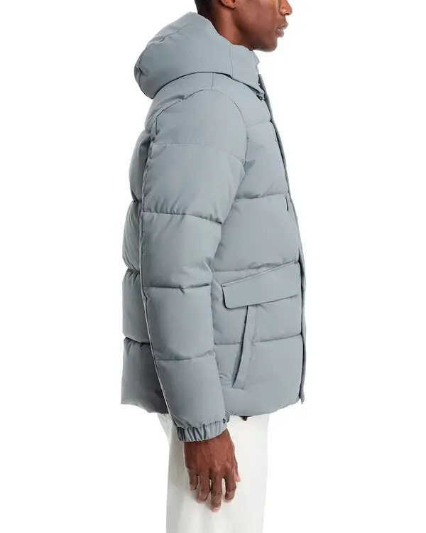 SAVE THE DUCK Alter Hooded Puffer Jacket - Mid Grey