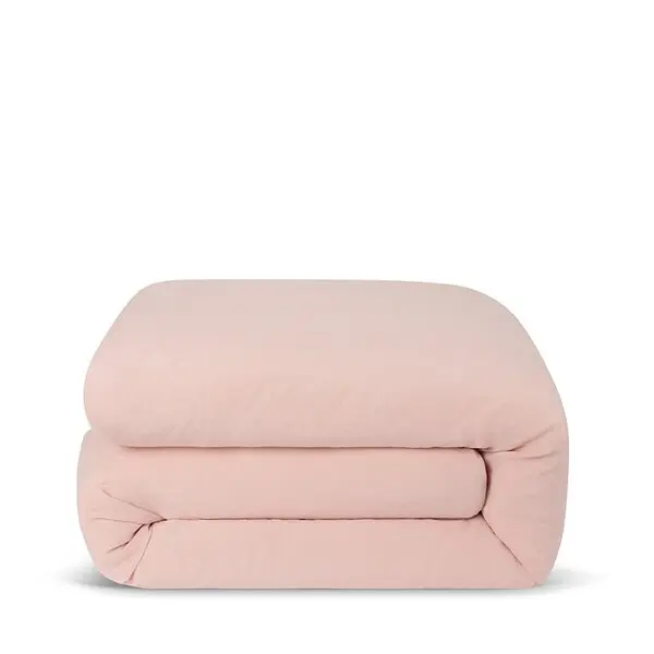 PIGLET IN BED Linen Blend Duvet Cover - Rose