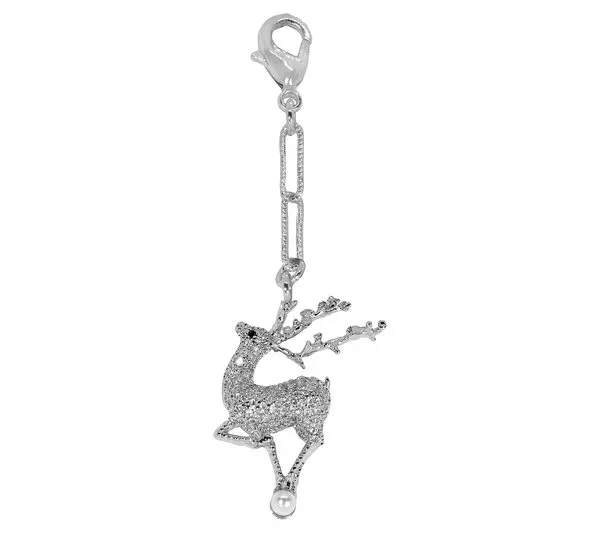 MAYA J Jewelry Ornament Charm W/ Rhinestone Accents - One-color