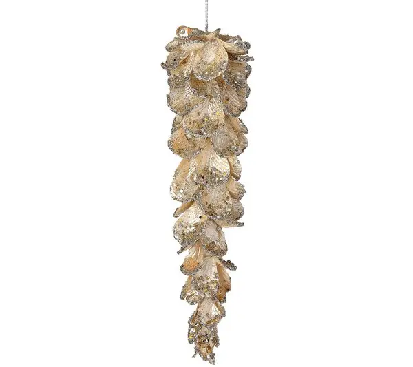 VALERIE PARR HILL 11' Jewel Petal Icicle Ornament Valerie - One-color