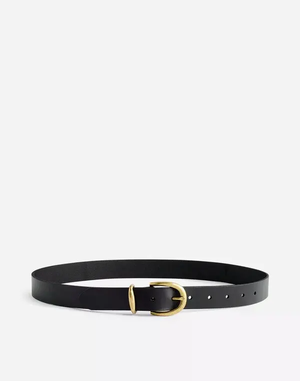 Madewell Classic Leather Belt - True Black