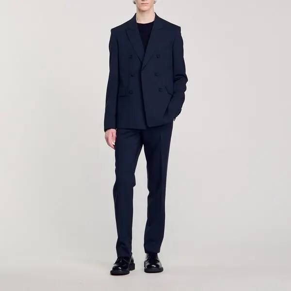 Sandro Double-breasted Suit Jacket