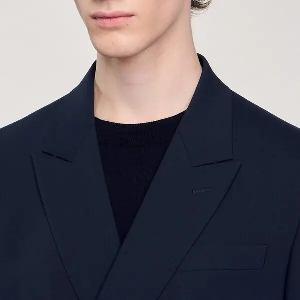 Sandro Double-breasted Suit Jacket