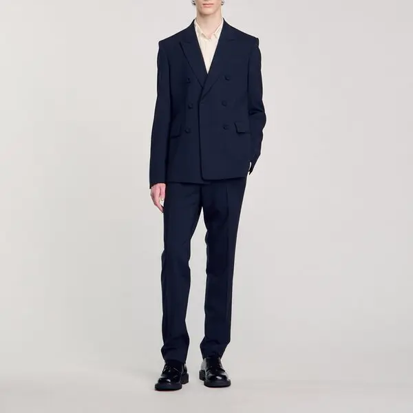 Sandro Double-breasted Suit Jacket