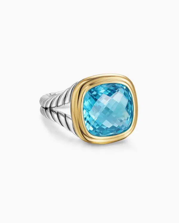 David Yurman Albion Ring With - Blue Topaz