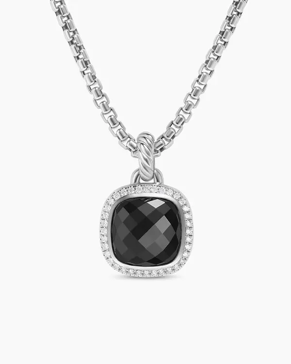 David Yurman Albion® Pendant With And Diamonds - Black Onyx
