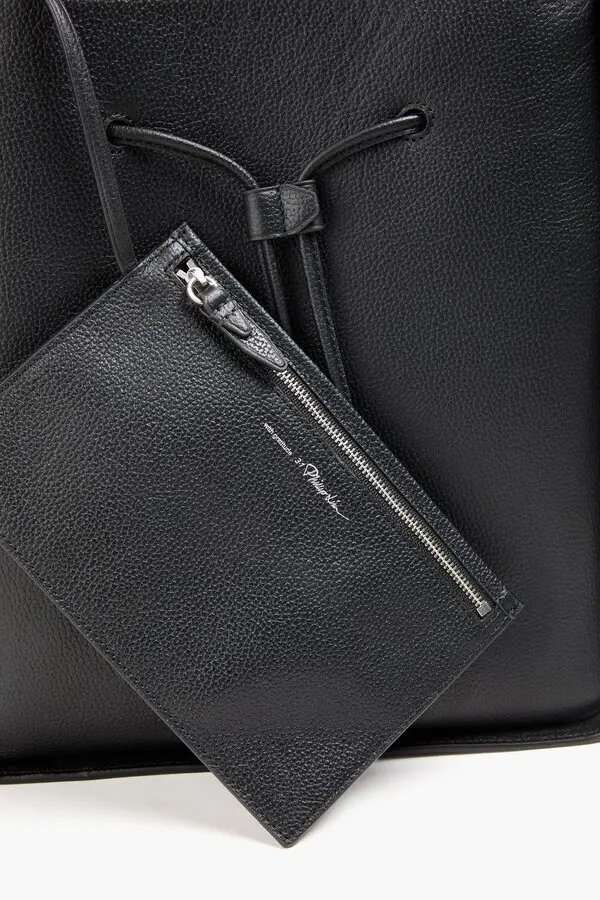 3.1 Phillip Lim Soleil Pebbled-leather Bucket Bag