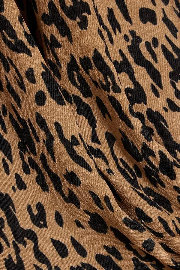 IRO PARIS Elsana Leopard-print Mini Dress