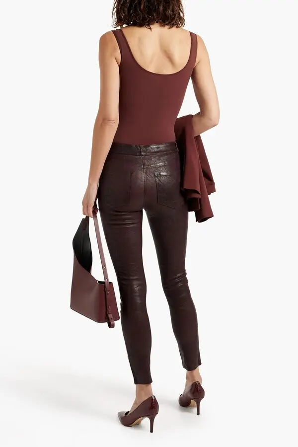 Paige Verdugo Faux Leather Skinny Pants