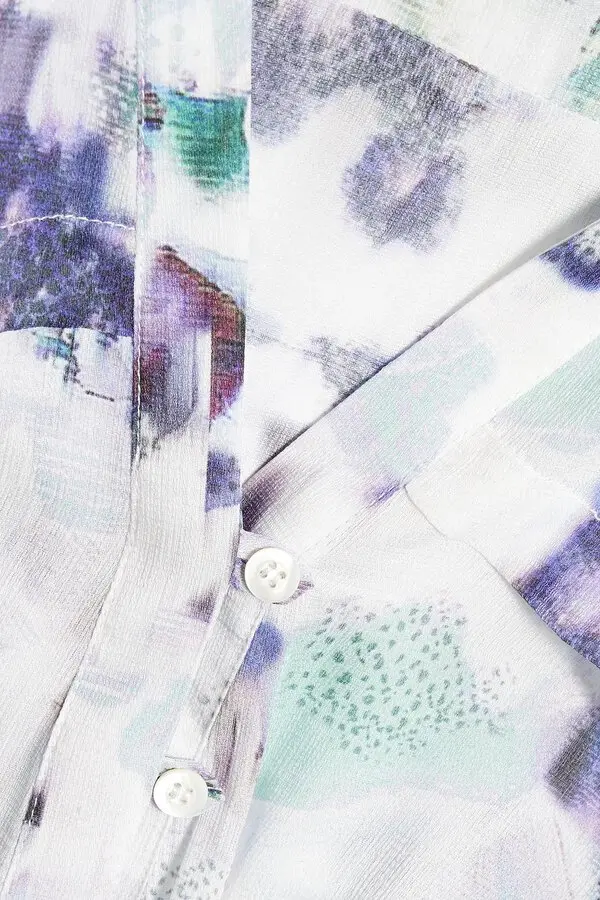 IRO PARIS Otaki Printed Blouse - White