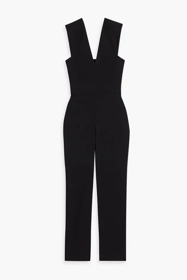 IRO PARIS Isisa Wool-blend Twill Jumpsuit - Black