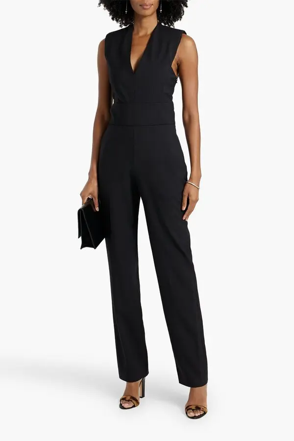 IRO PARIS Isisa Wool-blend Twill Jumpsuit