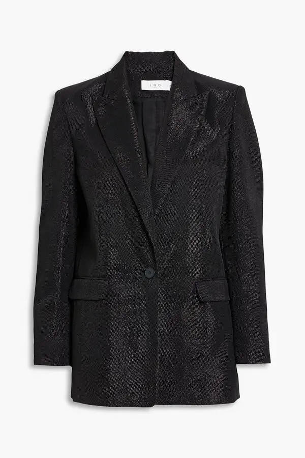 IRO PARIS Mokam Metallic Grain De Poudre Blazer