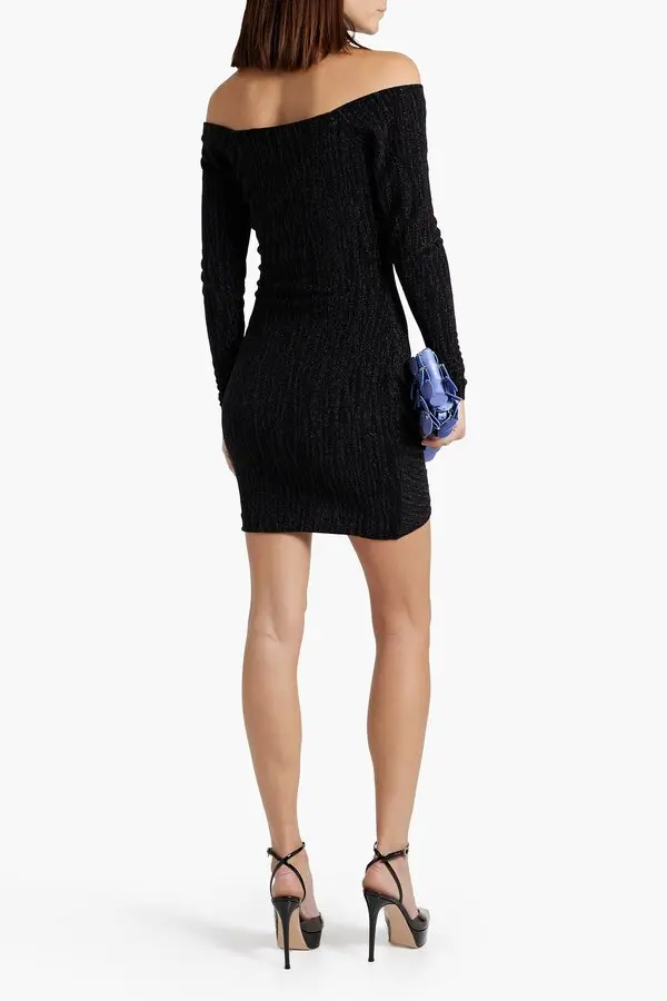IRO PARIS Cabera Cold-shoulder Mini Dress