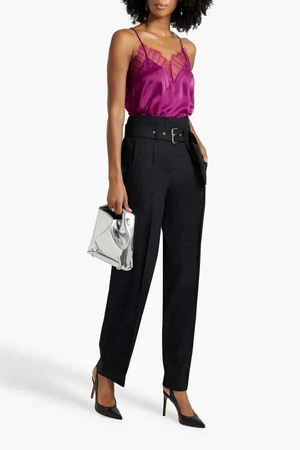 IRO PARIS Benet Wool-blend Tapered Pants