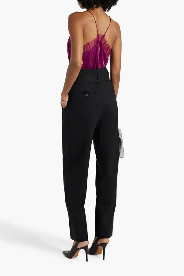 IRO PARIS Benet Wool-blend Tapered Pants