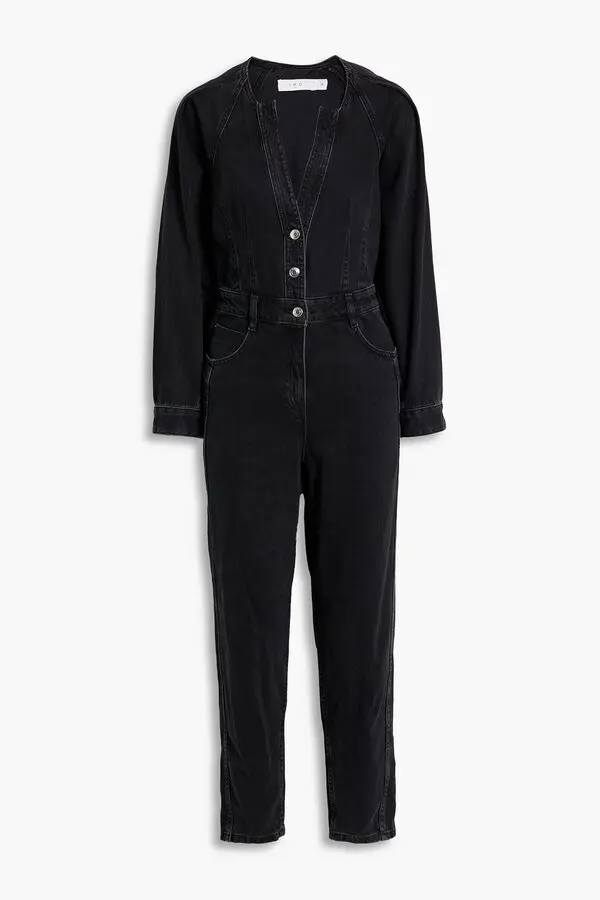 IRO PARIS Tiase Denim Jumpsuit - Black