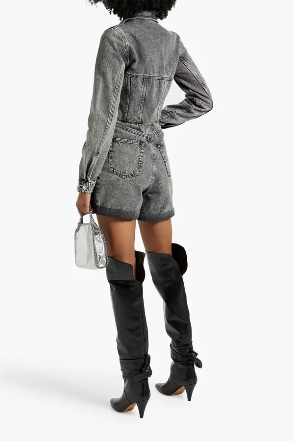 IRO PARIS Tilli Denim Playsuit