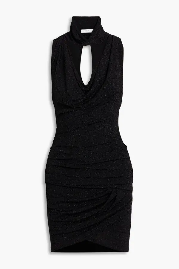 IRO PARIS Mikano Metallic Mini Dress