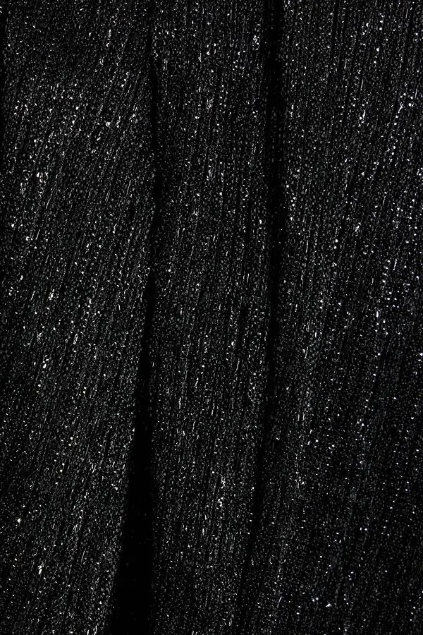 IRO PARIS Niara Draped Metallic Mini Dress